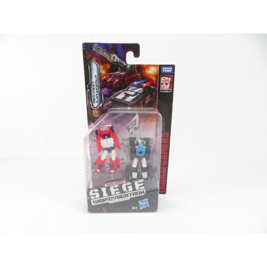 Transformers WFC: Siege Red Heat & Stakeout Rescue Patrol